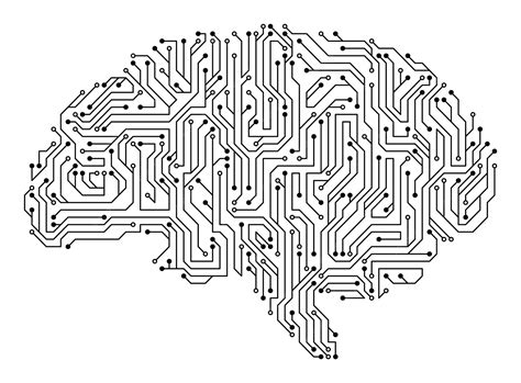 Premium Vector Brain With Circuit Board Texture Digital Concept Circuit Board Computer Style