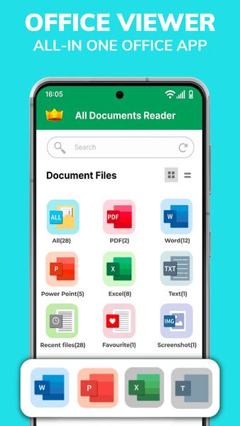 دانلود برنامه All Document Reader اندروید بازار