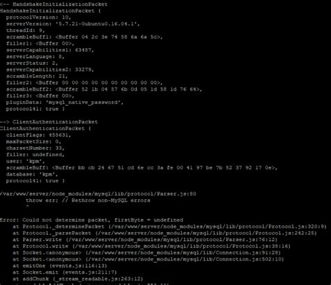 very strange error · issue 2313 · mysqljs mysql · github