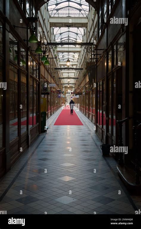 Passage Du Grand Cerf Covered Passage With Shops And Glass Roof Paris