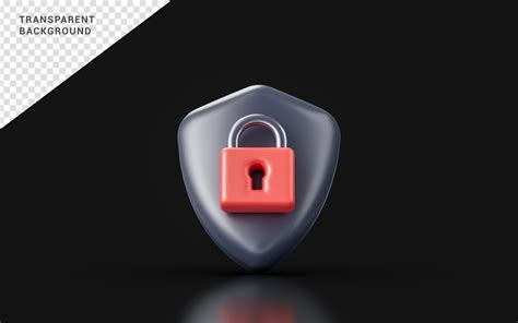 Security Shield Lock Sign On Dark Graphic By Ahmedsakib372 · Creative Fabrica