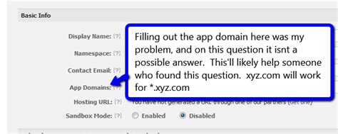 Facebook Api Error 191 Stack Overflow