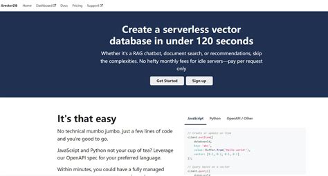 Svectordb Détails Prix And Alternatives Futur Ia