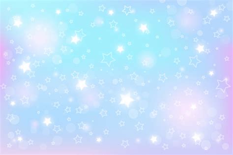 홀로그램 판타지 배경 별과 추상 유니콘 하늘 마법의 풍경 추상적 인 패턴 벡터 마술사에 대한 스톡 벡터 아트 및 기타 이미지 마술사 밝은 청색 배경 주제 Istock