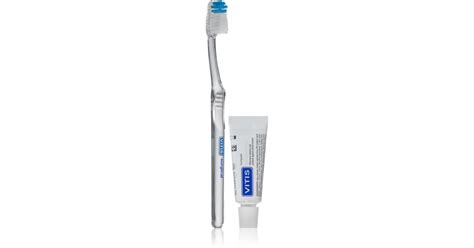 Vitis Medium Toothbrush Mini Toothpaste Uk