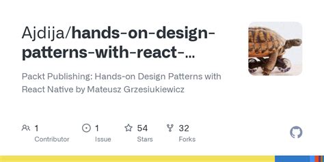 Github Ajdijahands On Design Patterns With React Native Packt