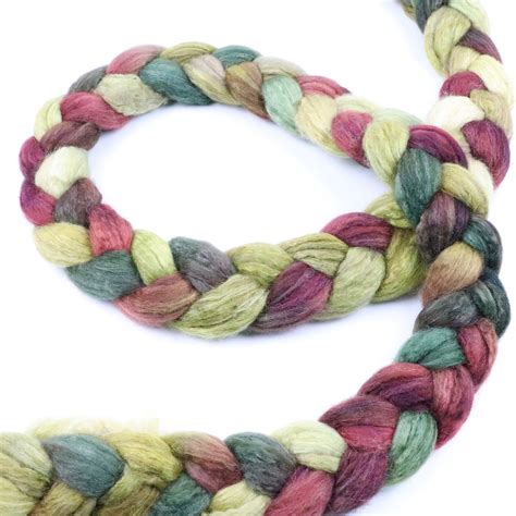 Winterberry Bfl Silk 5 Oz Wonderland Dyeworks