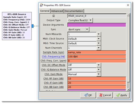 Quickpost Creating A Simple Flow Graph With Gnu Radio Companion