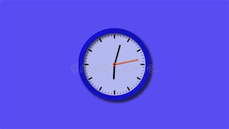 Blue Wall Clock Animation Animated Clock Time Lapse Timelapse Loop