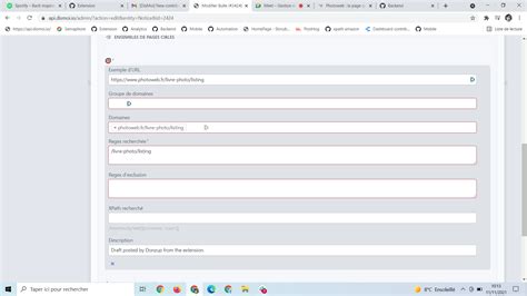 When A User Contributs With His Add On Domain Created In Backoffice