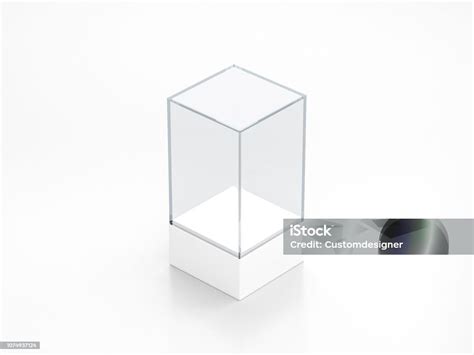 빈 흰색 유리 쇼케이스 이랑 맑고 투명 한 전시 상자 서식 파일 투명 아크릴 유리에 대한 스톡 사진 및 기타 이미지 투명 아크릴 유리 상자 추상적인 Istock