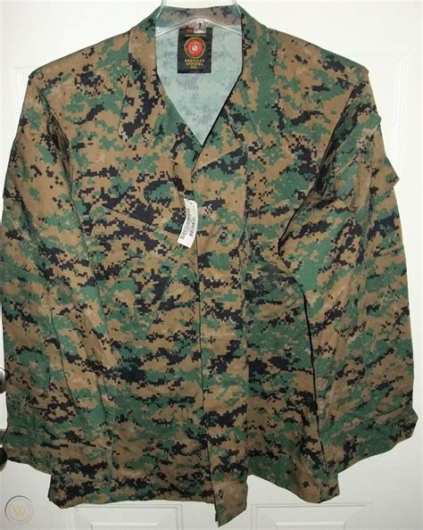Usmc Us Marine Corps Woodland Marpat Digital Camo Mccuu Jacket Medium
