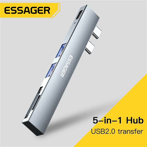Essager In Hub Dual Type C Interface Converted Shopee Philippines