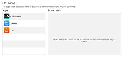 Ios Enable File Sharing For App From Itunes Ask Different