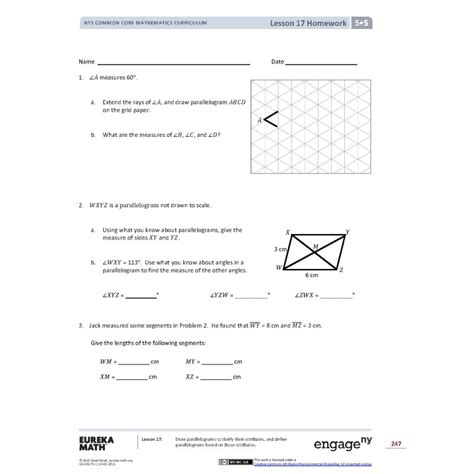 Draw Parallelograms To Clarify