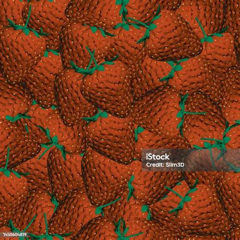 딸기와 매끄러운 질감 베리와 밝은 질감입니다 벡터 그림입니다 3차원 형태에 대한 스톡 벡터 아트 및 기타 이미지 3차원 형태 건강한 생활방식 건강한 식생활 Istock