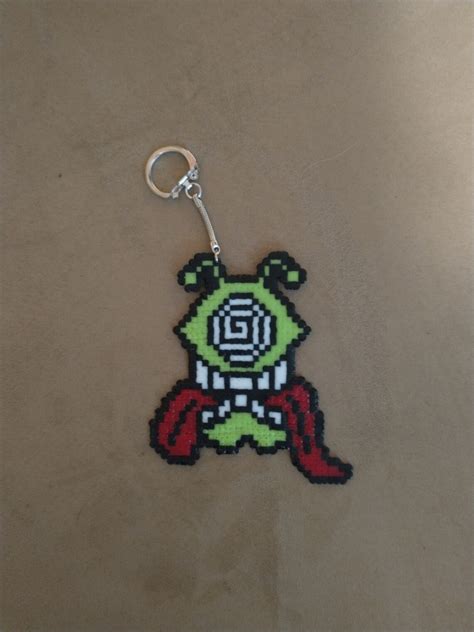 Subtronics Cyclops Mini Perler Kandi Keychain Etsy