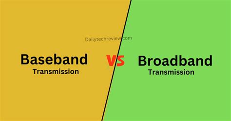 baseband and broadband transmission in hindi