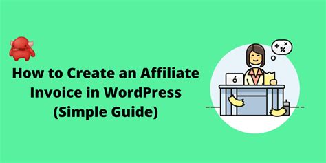 How To Create An Affiliate Invoice In Wordpress Simple Guide Kerbco Web Services