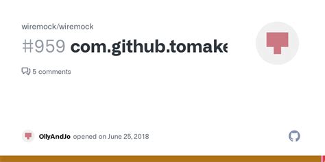 Commonjsonexception · Issue 959 · Wiremockwiremock · Github