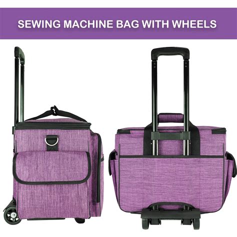 Cab55 Rolling Sewing Machine Case Detachable Rolling Sewing Machine Carrying