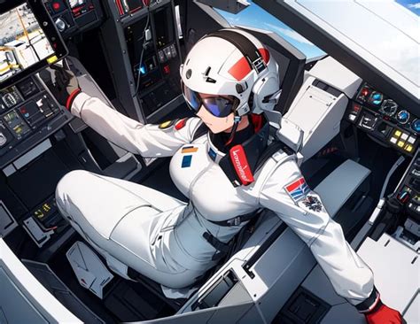 Air Force Girl Image Created By Nga Tensor Art
