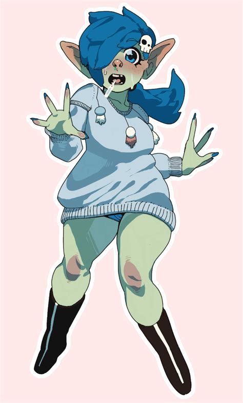 Goblin Girl Эскизы персонажей Мифические существа Гоблины