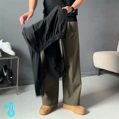 아이스팬츠 막스 남성 여름 쿨링 냉장고 핀턱 스판 와이드 일자팬츠 Youtube