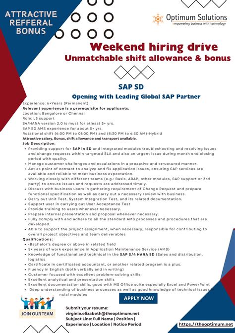 Optimum Solutions Pte Ltd On Linkedin Newopportunity Sapsd