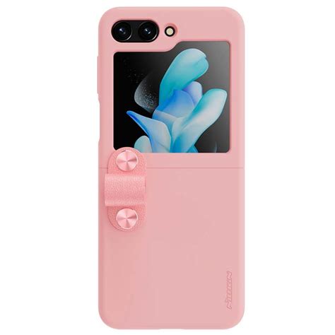 Nillkin Flex Flip Capa De Silicone Samsung Galaxy Z Flip Rosa