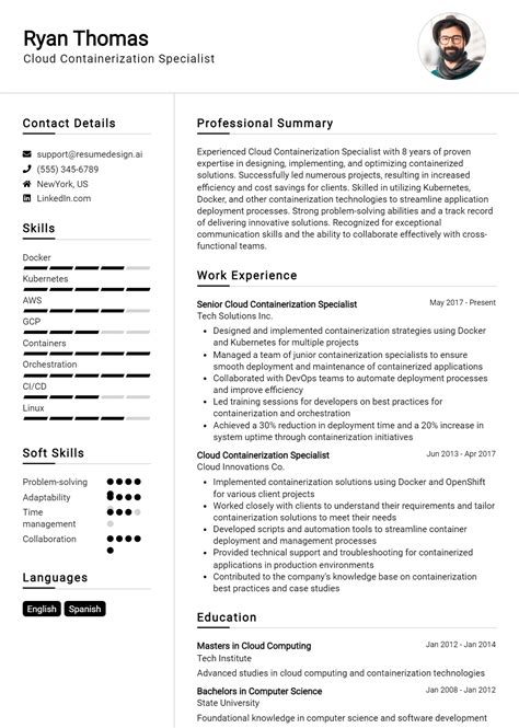 24 Cloud Containerization Specialist Resume Examples And Templates For
