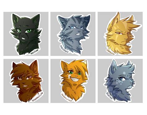 Warriors Stickers 3 By Riverspirit456 On Deviantart