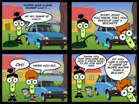 Jp5 Water Conservation Comic Strips And Posters