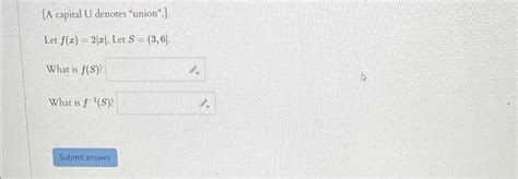 Solved The Following Functions All Have Domain 12345