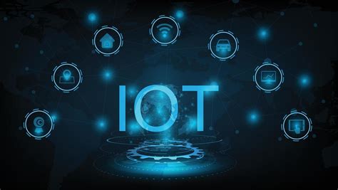 Internet Of Things Concept Iot Designglobal Network Connection Communication Technology And