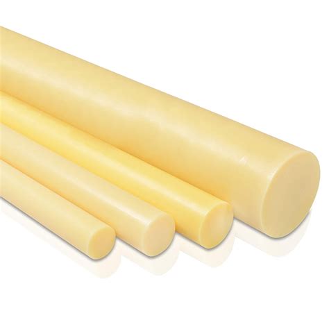 Nylon Rod Yellow Polytech Plastics