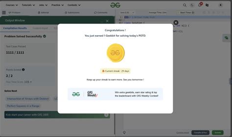 Kalluri Surendra Reddy On Linkedin Gfg160 Geekstreak2024 Gfgkare