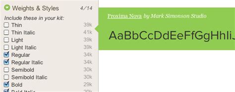 The Typekit Blog Using Typekit Fonts In Your Own Css