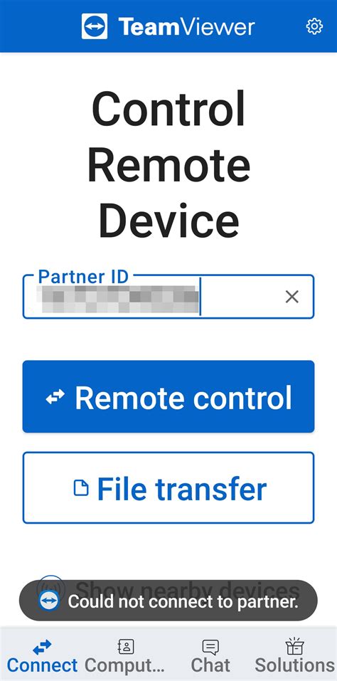 Android Phone Will Not Connect With Credentials — Teamviewer Support