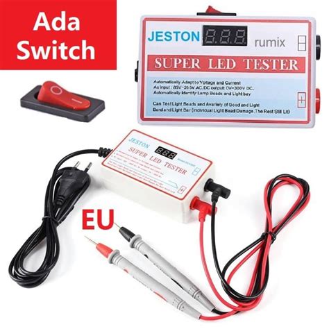 Super Led Tester Jeston Avometer Backlight Digital Strip Led 0 300v Detect Alat Cek Tv Monitor