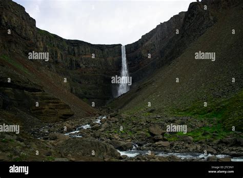 Litlanesfoss Waterfall Iceland Stock Photo Alamy