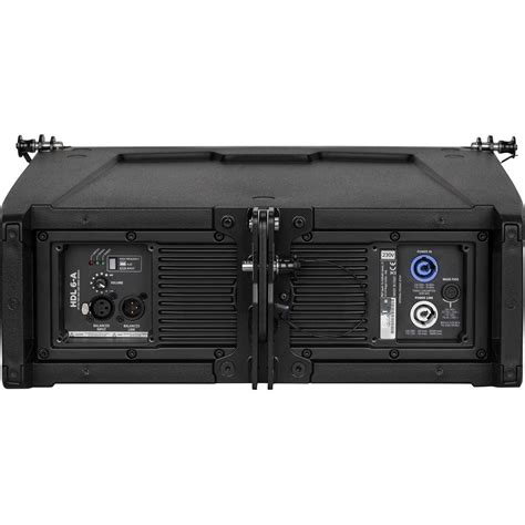 Rcf Hdl6 A Active 1400w 2 Way Line Array Module With 2 6 5 Inch And 1 Inch Hf