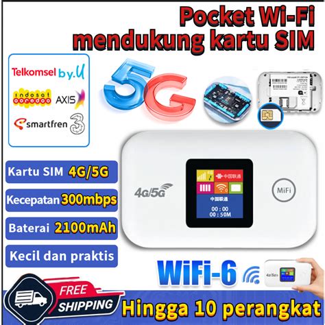 Jual Modem Wifi Sim Unlock All Operator Mbps G G Portable Mobile Wifi Kecepatan Tinggiuntuk
