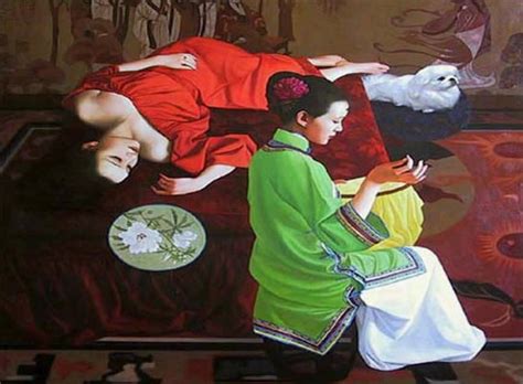 组图：陈逸飞油画作品 搜狐娱乐频道