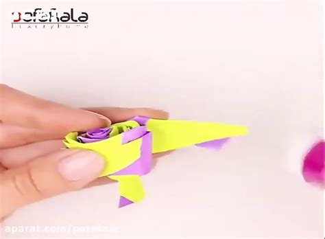 آموزش ساخت گل های کاغذی ساده و زیبا