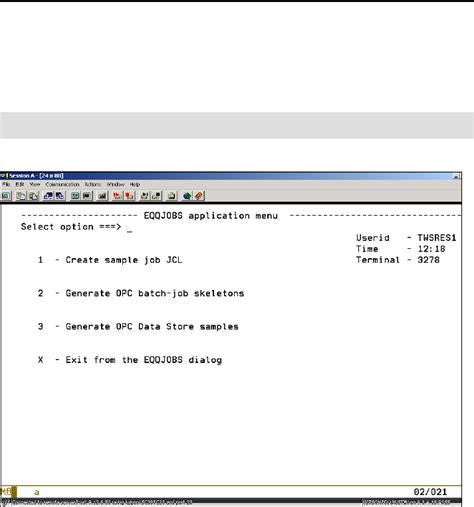 Running EQQJOBS IBM Tivoli Workload Scheduler For Z OS Best Practices End To End And