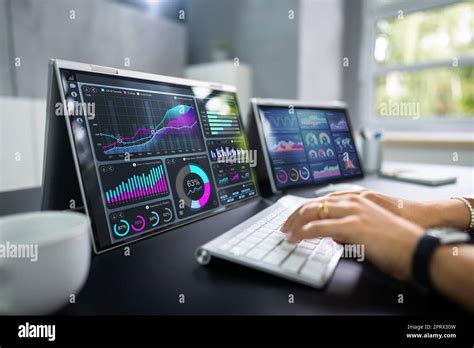 KPI Dashboard Data Analytics Stock Photo Alamy