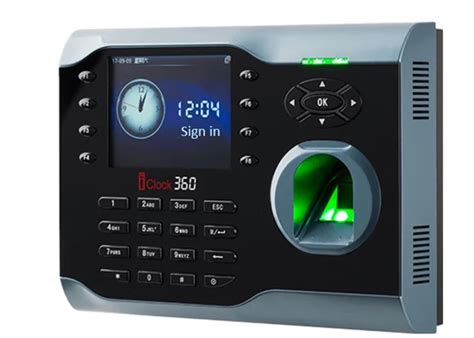 Usb Tcp Ip Iclock360 Rfid Card Biometric Fingerprint Recognition Time Attendance Machine Time