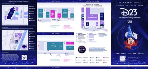 D23 The Ultimate Disney Fan Event Guide Map Pdf Download Fantasy