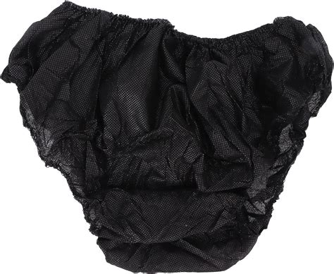 Culotte Jetable 50pcs Sous Vêtements Jetables Noir Taille Unique